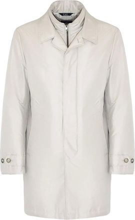 Fay manteau boutonné à col - Tons neutres