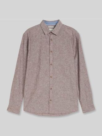 Tom Tailor Regular Fit Freizeithemd aus Leinen-Baumwolle-Mix