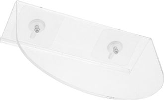 NUOBESTY Acryl Fensterregal mit Saugnapf Transparentes Pflanzenfensterregal Kompakter Wandblumenst&auml;nder f&uuml;r Bonsai und Blument&ouml;pfe Platzsparend f&uuml;r K&uuml;che Bad W