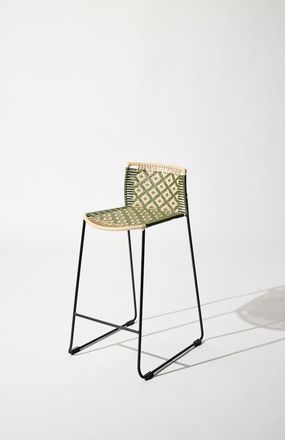 Dorothee Schumacher Handgeflochtener Barstuhl