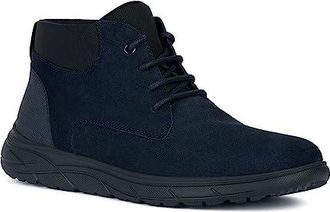Geox Homme U Portello Bottines à la Cheville, Bleu Marine, 46 EU
