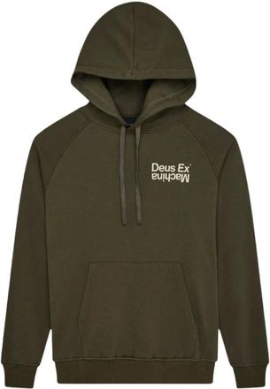 Deus Homme, Sweatshirts et sweats &agrave; capuche, Vert, Taille: S Axis Sweat &agrave; capuche
