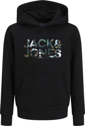 Jack & Jones JUNIOR Herren Jjgeplas Sweat Hood Jnr, Black, 140