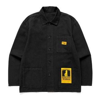 Service Works Canvas Chore Shirt - - Shirts - Herren - Schwarzk - L