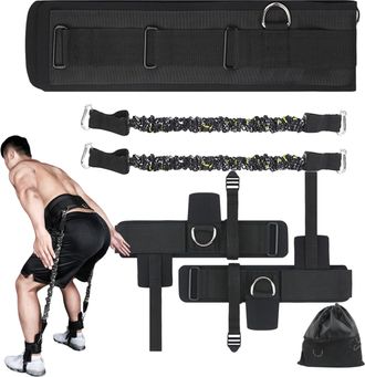 Generic Springtraining Band-Set - Widerstandsband, vertikale Sprungverbesserungen, Beinst&auml;rker | Fitness Trainingsb&auml;nder f&uuml;r M&auml;nner Frauen Boxen Basketball Fu