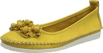 Andrea Conti Damen 0027987 Slipper, gelb, 37 EU