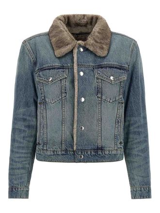 Alexander Wang Veste En Jean - Bleu