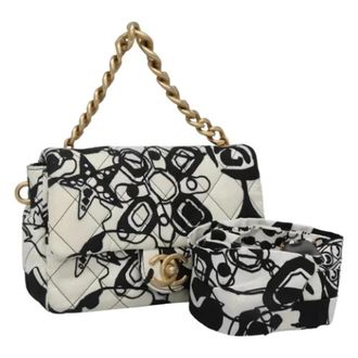 Chanel Pre-owned Vintage Nylon Handtasche - - Pre-owned - Damen - Wei&szlig; - ONE SIZE
