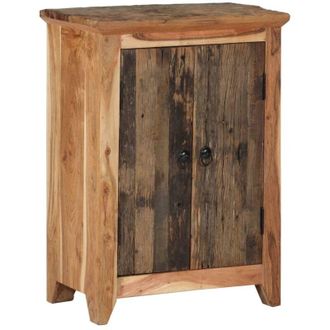 vidaXL Vidaxl - Buffet 55x33x75 cm bois massif dacacia et bois de r&eacute;cup&eacute;ration
