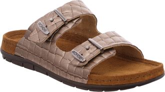 Rohde Damen Clogs Pantoletten Leder Rodigo-D 5863, Größe:37 EU, Farbe:Braun