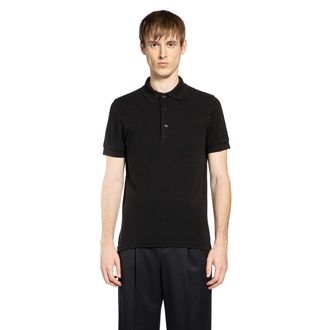 Tom Ford Cut and Sewn Shirt Sleeve Polo Shirt