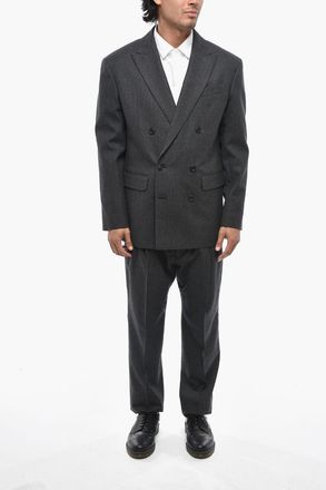 Dsquared2 Doppelreihiger Nadelstreifenanzug Aus Reiner Schurwolle Mit Spatenrevers Dsquared2