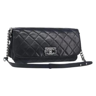 Chanel Sac bandouli&egrave;re vintage Pre-owned - Femme - Pre-owned - Noir - Taille: ONE Size