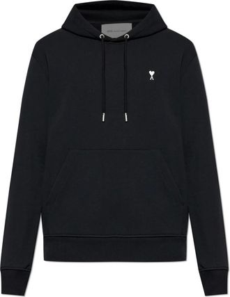 Ami Homme, Sweatshirts et sweats &agrave; capuche, Vert, Taille: XS Logo Sweat &agrave; capuche