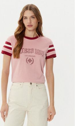 Guess T-Shirt V5RI00 KA260 Rosa Regular Fit