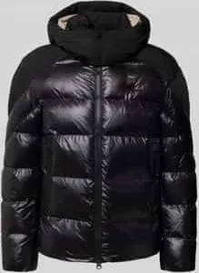 Blauer Steppjacke mit Zweiwege-Rei&szlig;verschluss Modell KIERNAN