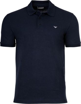 Emporio Armani Man Essential Polo Beachwear Blue L, Armani Blu, L
