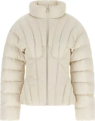 Elisabetta Franchi Blouson Rembourr&eacute; - Blanc