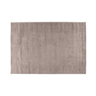 Paris Prix Paris Prix - Tapis D&eacute;co Vince Solar 200x290cm Marron
