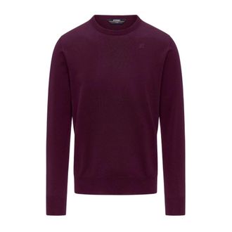 K-Way Homme, Pulls, Violet, Taille: S Pull ras du cou Sebastian