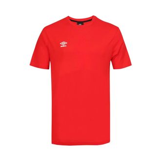 Umbro Homme, Tops, Rouge, Taille: S T-shirt Teamwear Coton