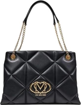 Love Moschino Femme, Sacs, Noir, Taille: ONE Size Sac bandouli&egrave;re matelass&eacute;