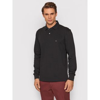 Tommy Hilfiger Poloshirt 1985 MW0MW20183 Schwarz Regular Fit