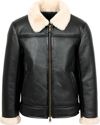 AT.P. CO Faux Shearling Jacke - - Jackets - Herren - Schwarzk - XL