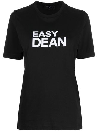 Dsquared2 t-shirt Easy Dean - Noir