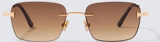 Tom Ford Eckige Sonnenbrille Jake