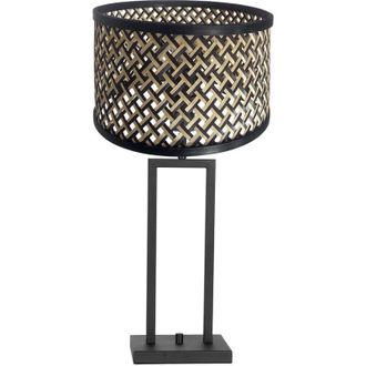 Steinhauer Steinhauer - lampe de table - Stang - noir - bambou m&eacute;tal - lampe