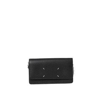 Maison Margiela Femme, Sacs, Noir, Taille: ONE Size Chain Wallet Clutch Bag