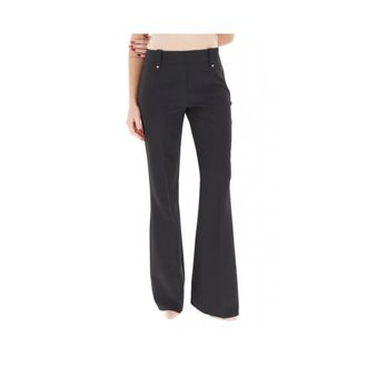 Liu Jo Femme, Pantalons, Noir, Taille: 42 FR Wide Pantalons