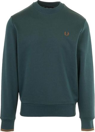 Fred Perry sweat à logo brodé - Vert