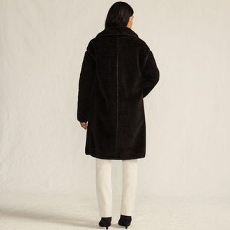 Lands End Webpelzmantel, Damen, Größe:32-34 regular, Braun, Polyester, by Lands End