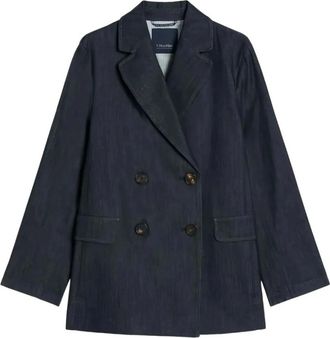 Max Mara Femme, Vestes, Bleu, Taille: 34 FR Sara Jacket