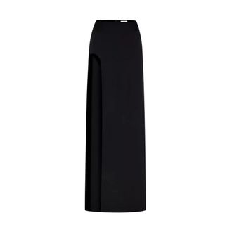 NU&Eacute; Keira Maxi-Rock mit Schlitz - - Skirts - Damen - Schwarzk - M