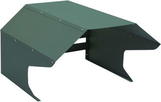 Hhg M&auml;hroboter-Garage HHG 973, Dach Unterstand f&uuml;r Rasenm&auml;her, Metall 40x59x69cm gr&uuml;n