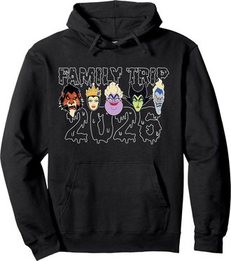 Disney Villains Family Trip 2026 Matching Disney Vacation Pullover Hoodie