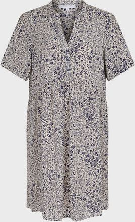 Gerard Darel Robe courte droite &agrave; fleurs - ENNALITA - Ecru