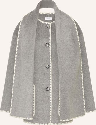Darling Harbour Darling Harbour Jacke Mit Abnehmbarem Schal grau