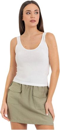 Kocca Femme, Tops, Blanc, Taille: 36 FR D&eacute;bardeur ajust&eacute; en viscose