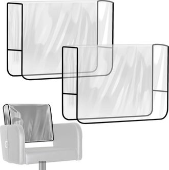 Generico Stuhlbezug, 2 quadratische Stuhlbez&uuml;ge | verst&auml;rkter Sitzschutz, Sesselkissen, f&uuml;r Wohnheim, Esszimmer, kommerzielles Kino, Hotel, Bankett, Restaurati
