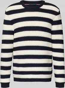 Tommy Hilfiger Regular Fit Strickpullover aus reiner Baumwolle