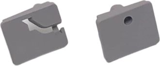 Generic VELUX Dachfenster Ersatzteile - Zubehörträger Rollo Verdunklungsrollo - Farbe: grau inkl. VELUX Kugelschreiber für Typenschild grau