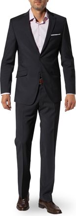 Digel Herren Anzug blau Slim Fit