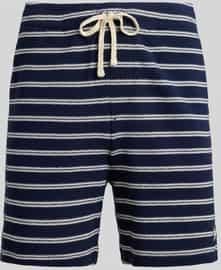 Polo Ralph Lauren Regular Fit Shorts aus Baumwoll-Mix mit Lochmuster-Streifen