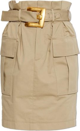 Balmain Femme, Jupes, Beige, Taille: 40 FR Short Skirts