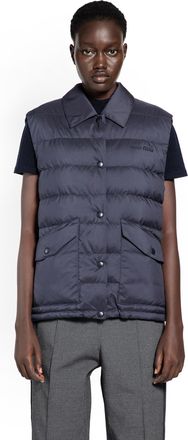 Miu Miu Technical Pongé Down Vest