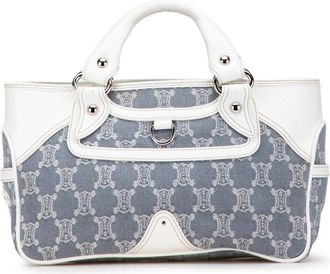 Celine Crossbody Bags - Macadam Denim Boogie Handbag - Gr. unisize - in Blau - für Damen